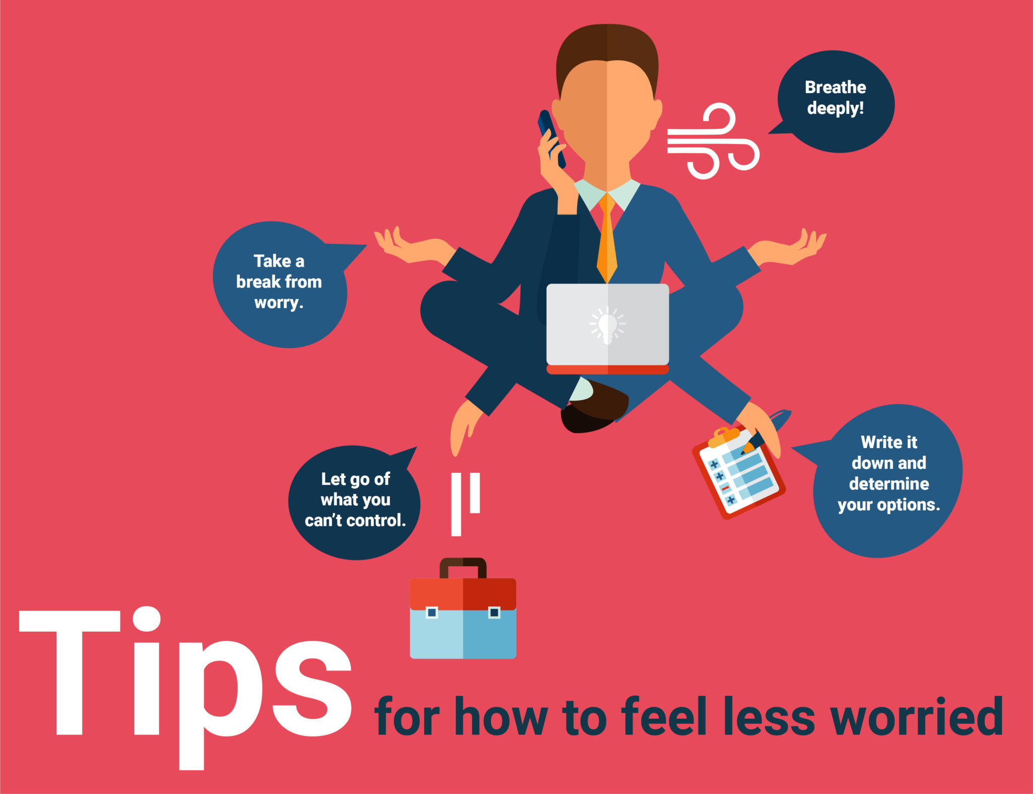 Feeling worried? Four tips to help you not worry so much